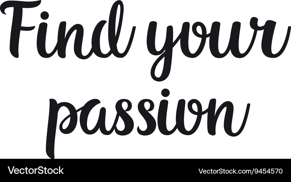 Hand drawn lettering poster Royalty Free Vector Image