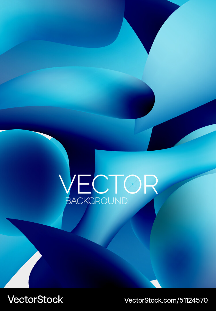 Logo with graphics on electric blue Royalty Free Vector