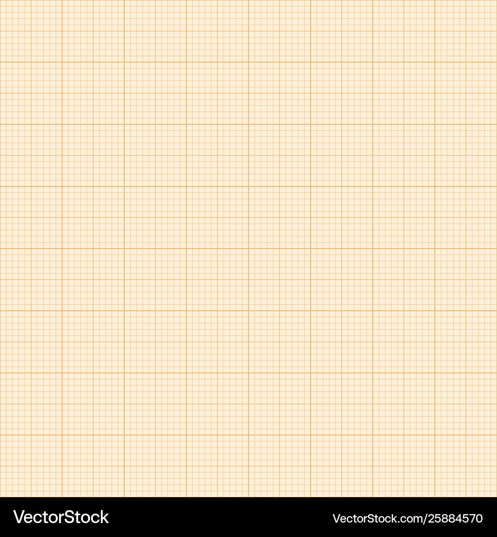 Millimeter grid square graph paper background Vector Image