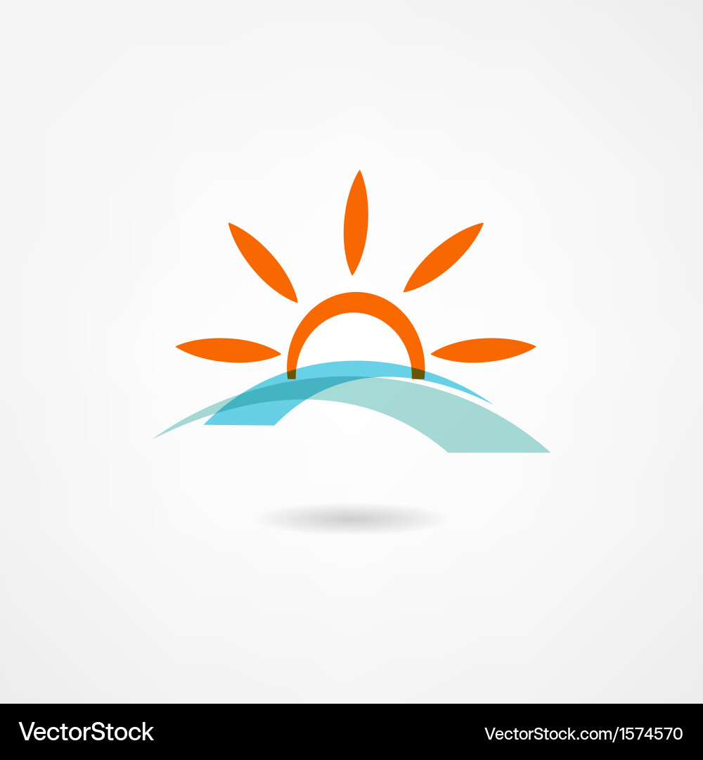 Sun Icon - Sunshine Symbol Royalty Free Vector Image