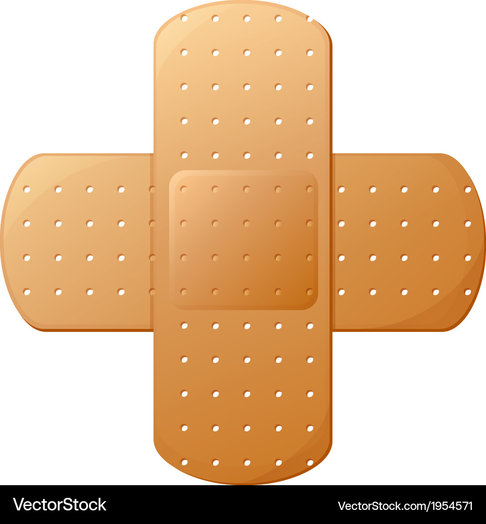 Colorful Adhesive Bandage Royalty Free Vector Image