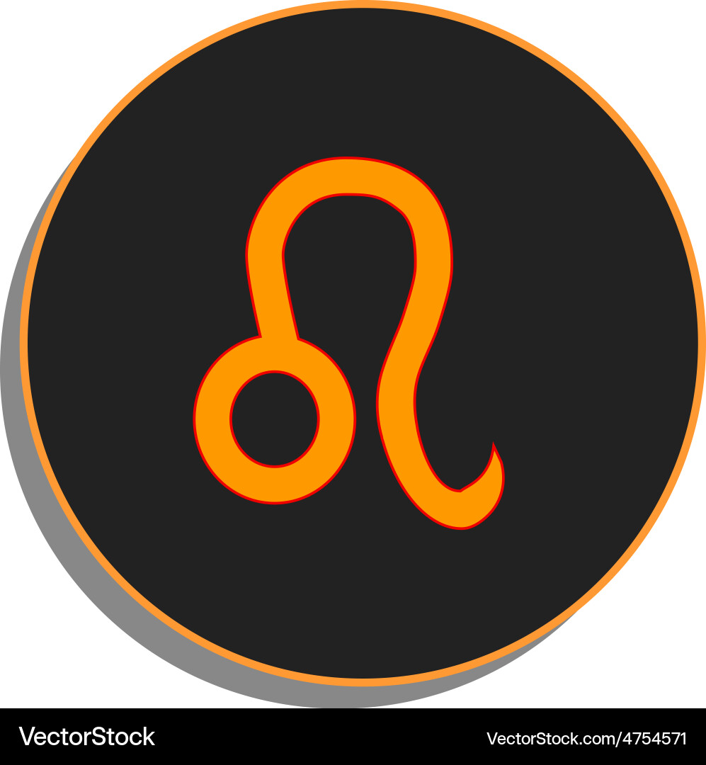 Zodiac leo Royalty Free Vector Image - VectorStock