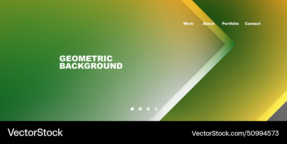 A liquid gradient background in green and yellow Vector Image