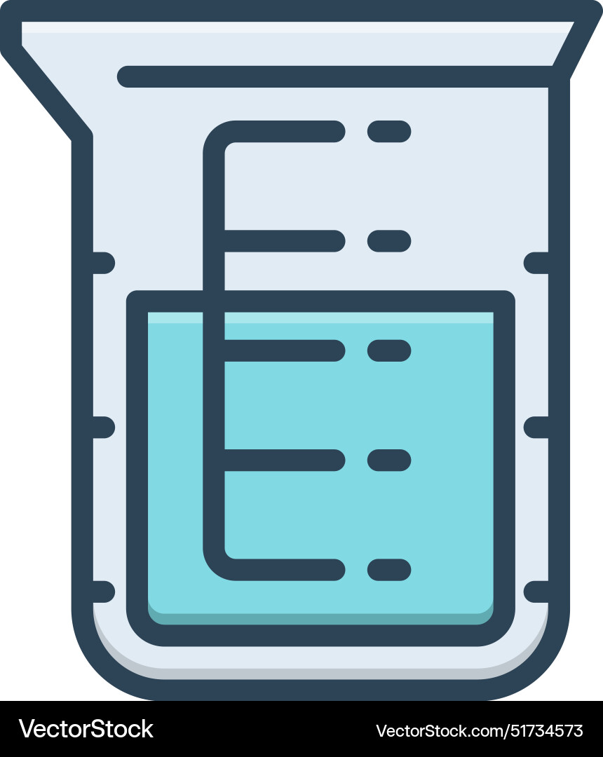 Beaker Royalty Free Vector Image - VectorStock