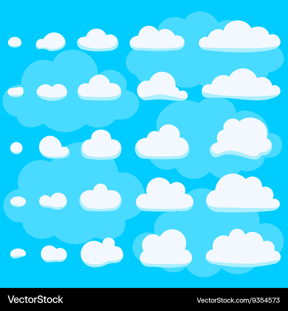 Cloudy sky Royalty Free Vector Image - VectorStock