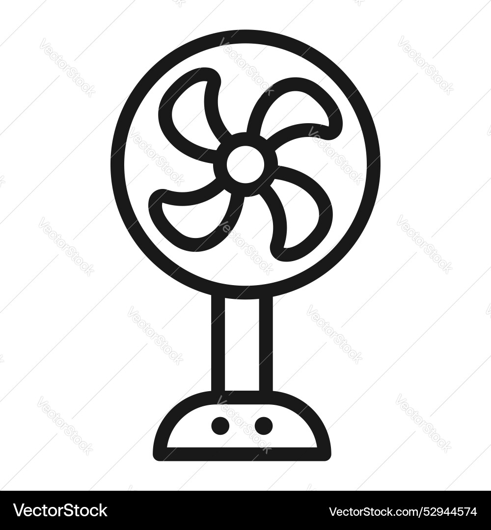 Table fan icon Royalty Free Vector Image - VectorStock