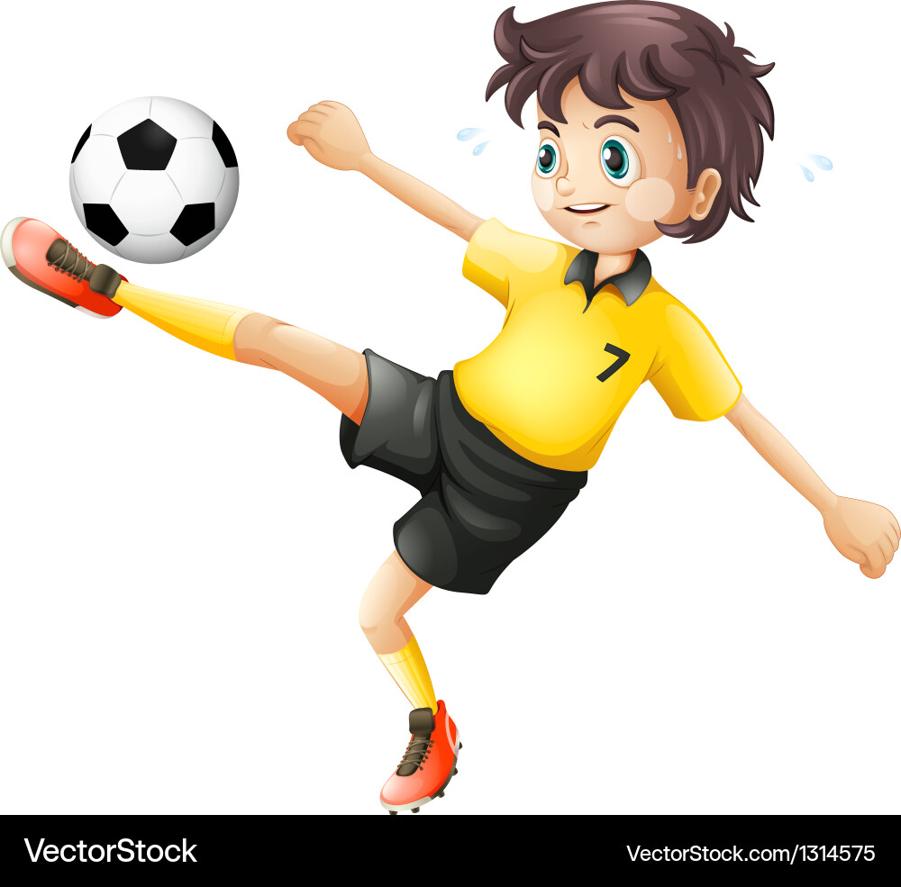 Boy Kicking Vector Images (over 5,200)