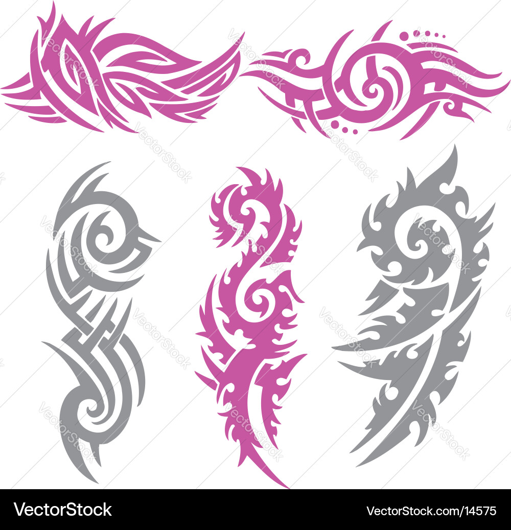 Intricate Tribal Motif Royalty Free Vector Image