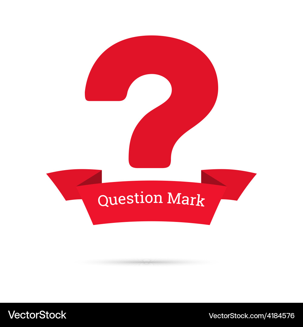 Frage Mark Icon Lizenzfreies Vektorbild - VectorStock