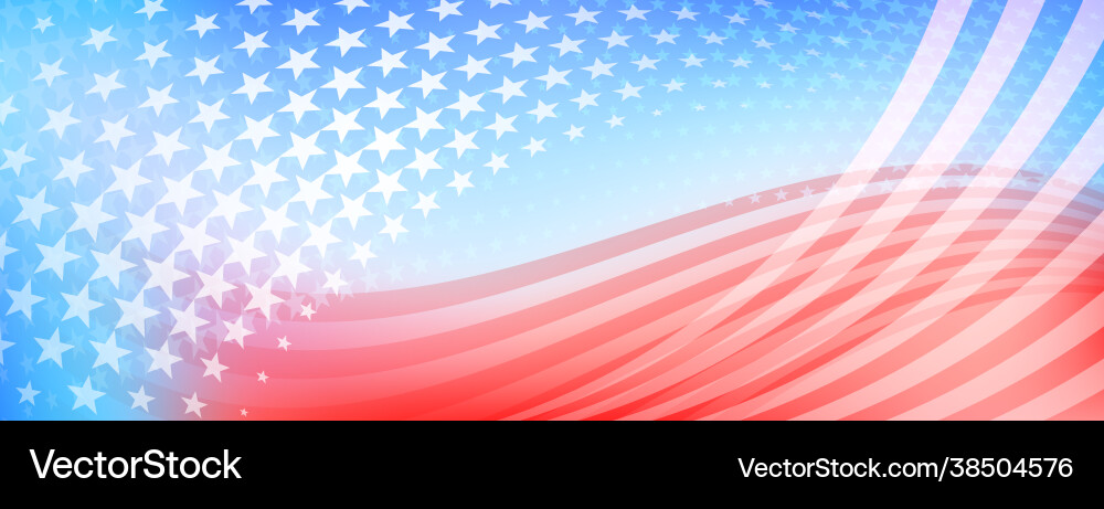 Usa independence day abstract background Vector Image