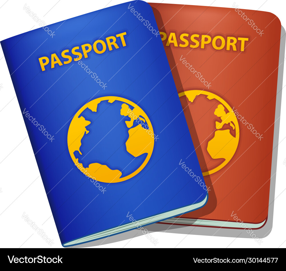 Pass set 3 Royalty Free Vector Image - VectorStock