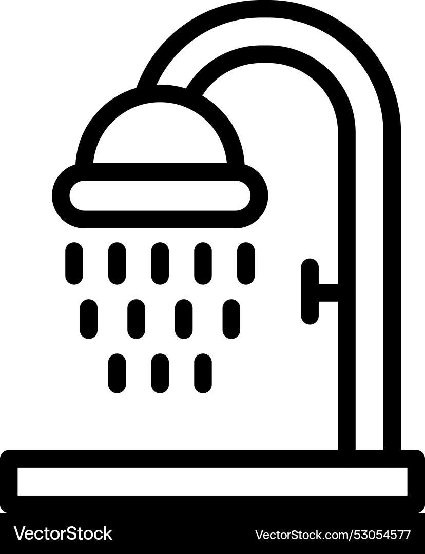 Shower icon design Royalty Free Vector Image - VectorStock