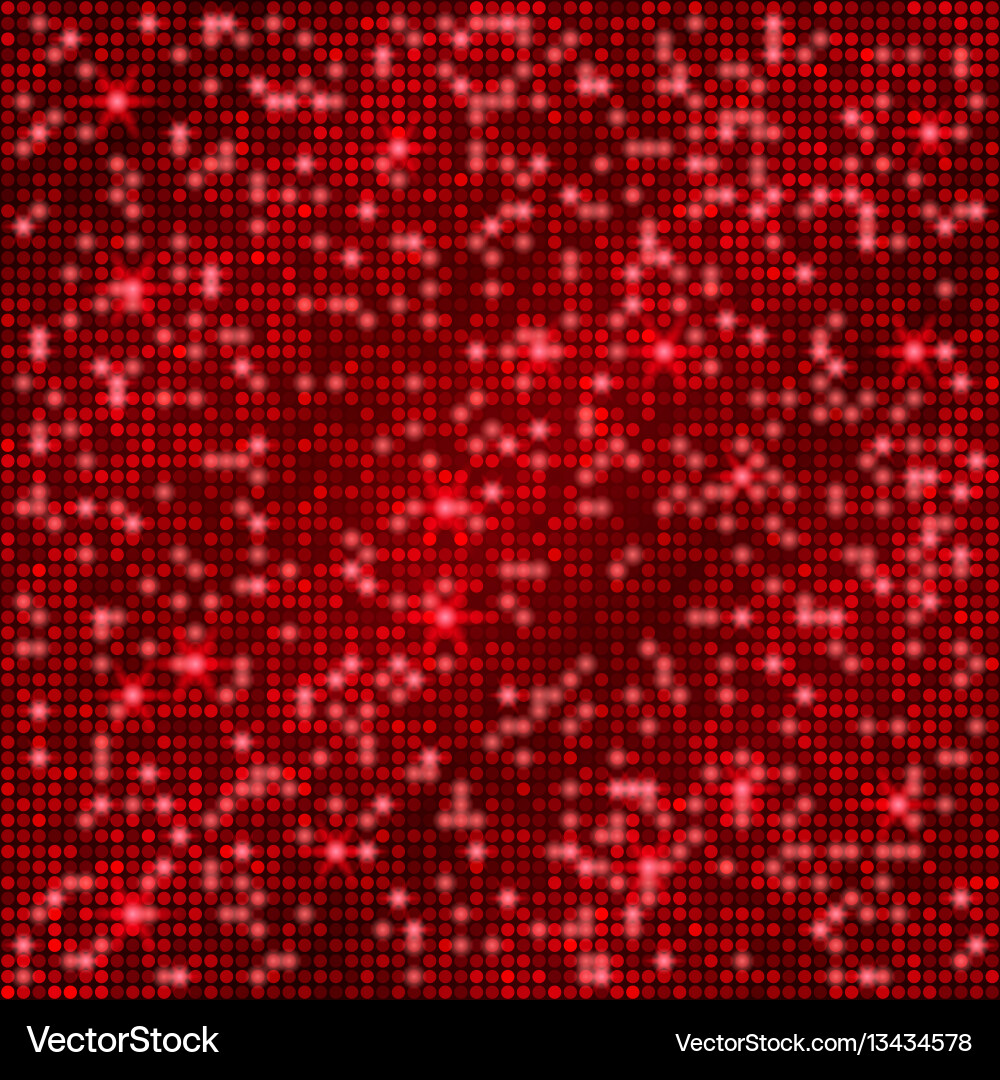 Shimmering Red Mosaic Background Royalty Free Vector Image