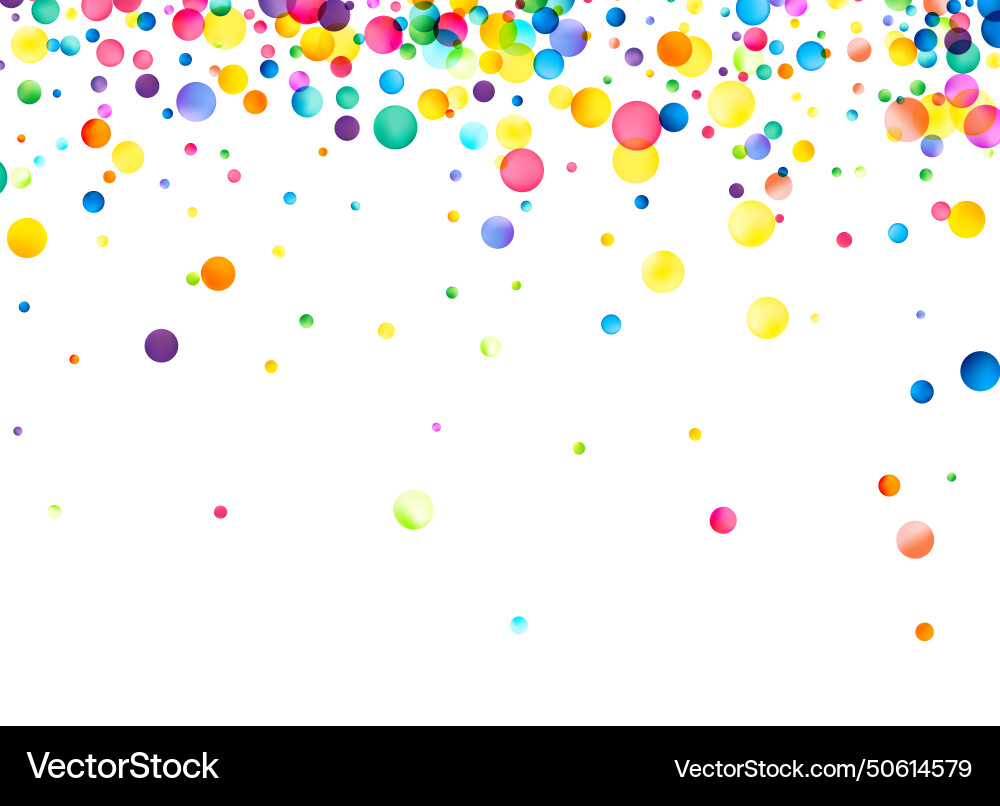 Colorful spheres floating Royalty Free Vector Image