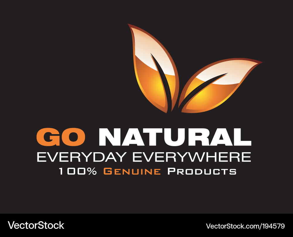 Natural card Royalty Free Vector Image - VectorStock