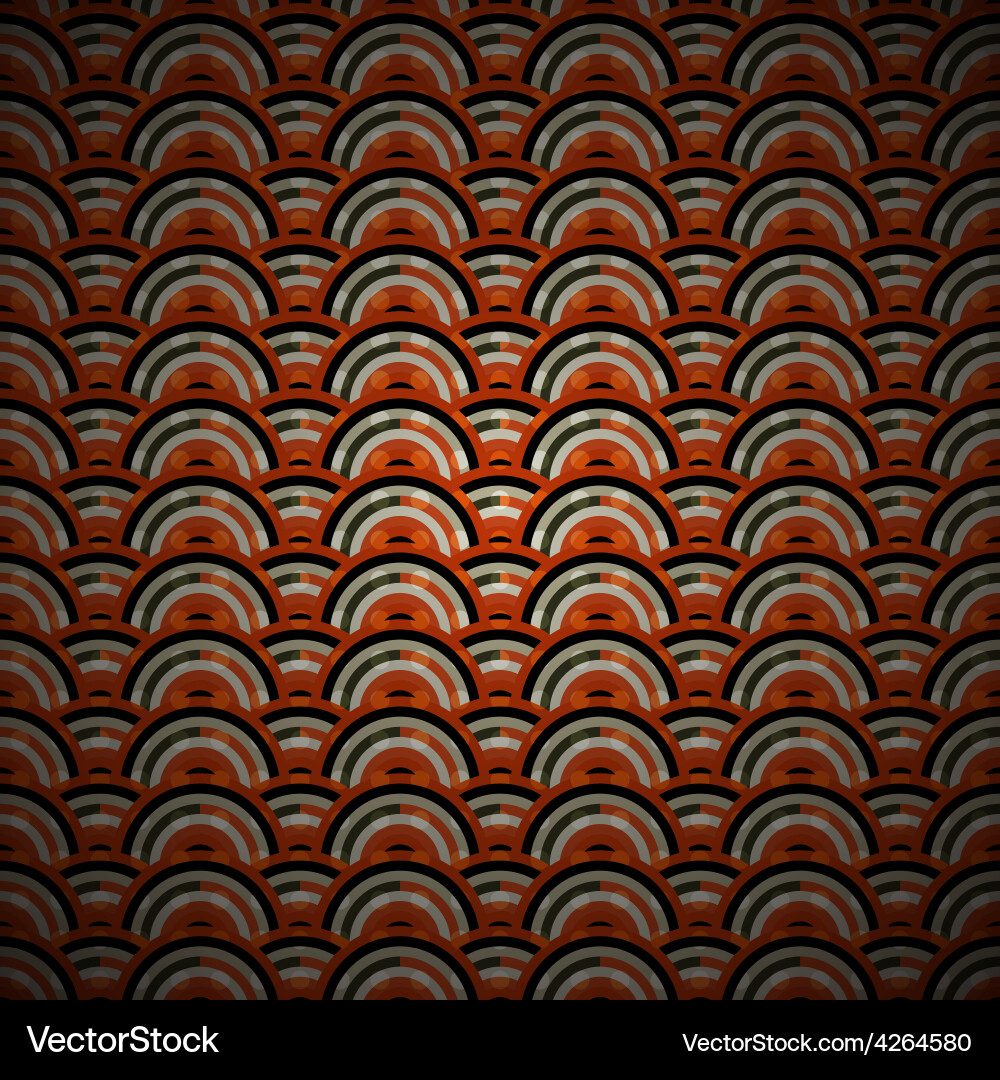 Orange circle pattern Royalty Free Vector Image