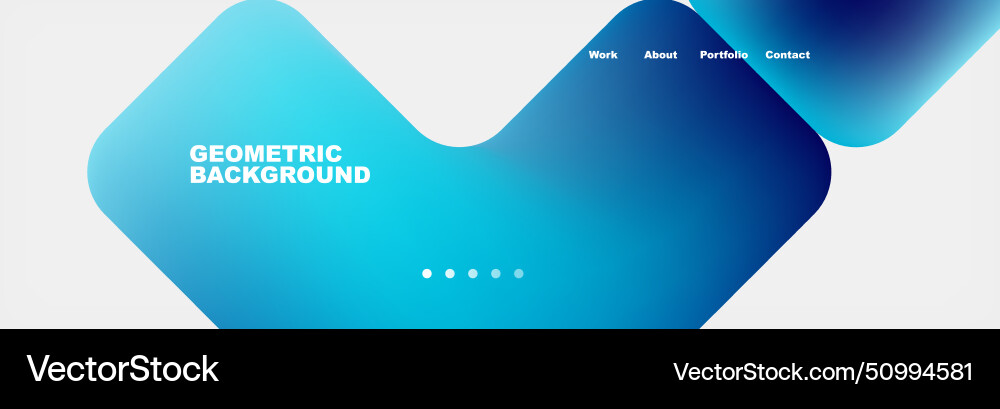 An electric blue geometric pattern Royalty Free Vector Image