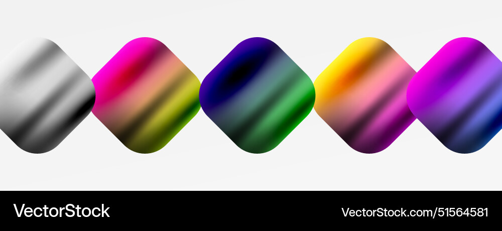 Metal colorful plates background Royalty Free Vector Image