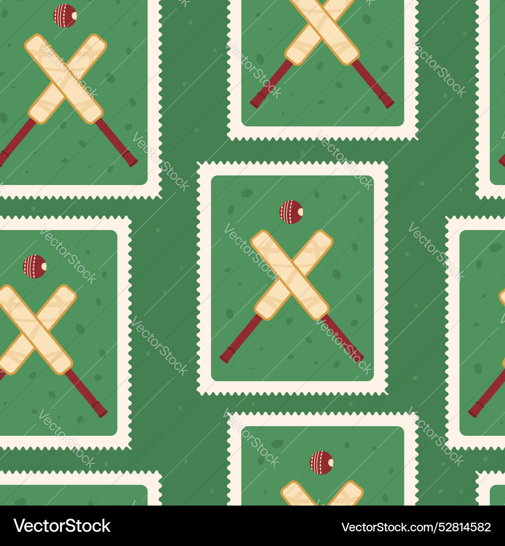 Cricket patchwork seamless pattern bento box Vector Image