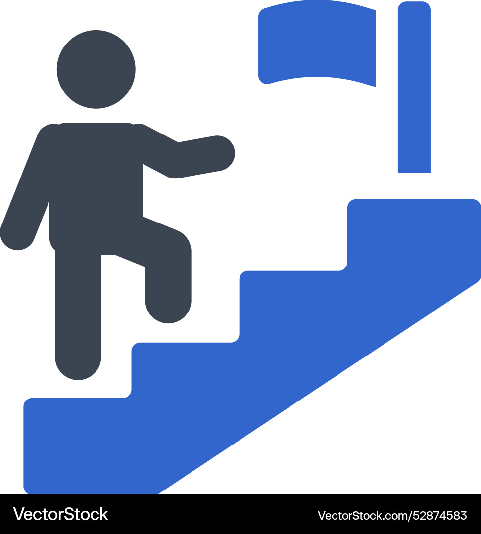 Career objective icon Royalty Free Vector Image