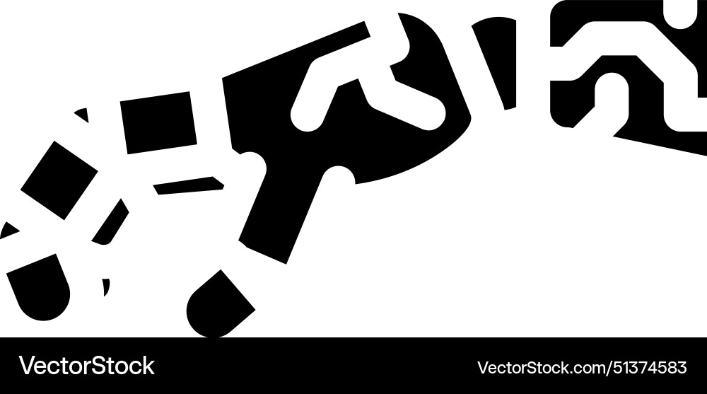Grip robot hand gesture glyph icon Royalty Free Vector Image Grip robot hand gesture glyph icon Royalty Free Vector Image
