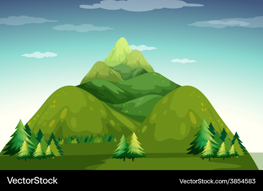 Mountain Royalty Free Vector Image - VectorStock