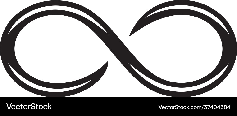 Infinity symbol Royalty Free Vector Image - VectorStock