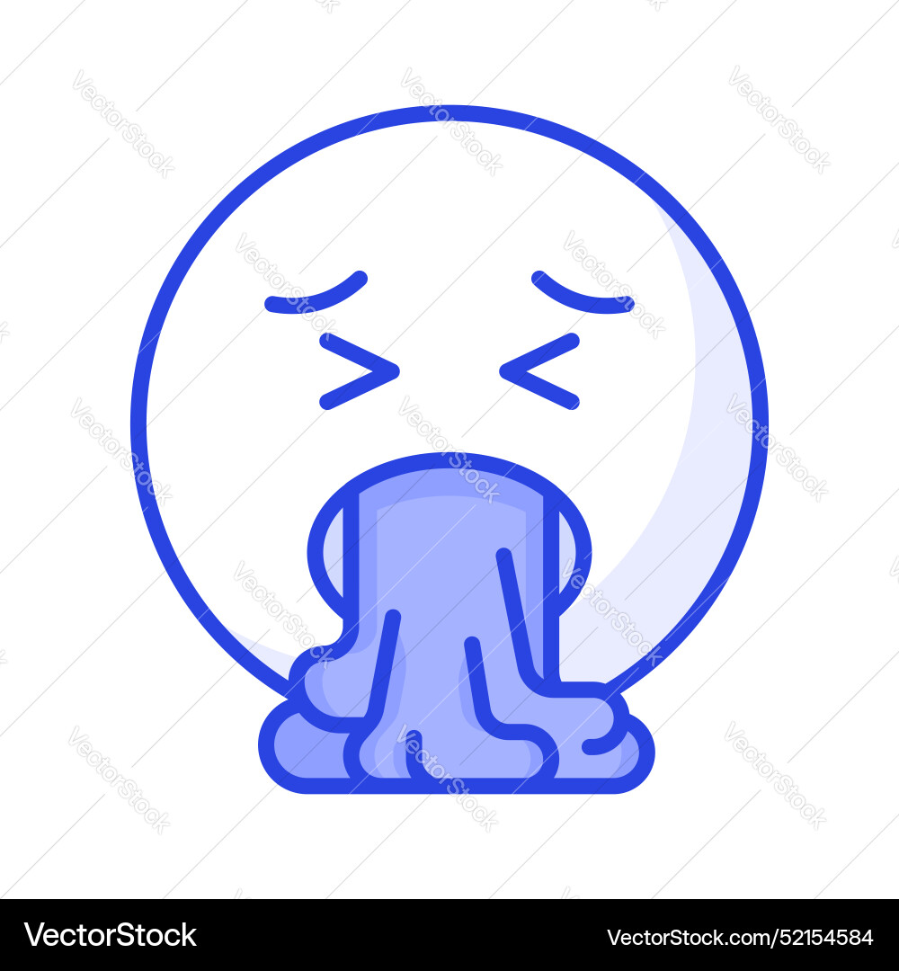 Vomiting Royalty Free Vector Image - VectorStock