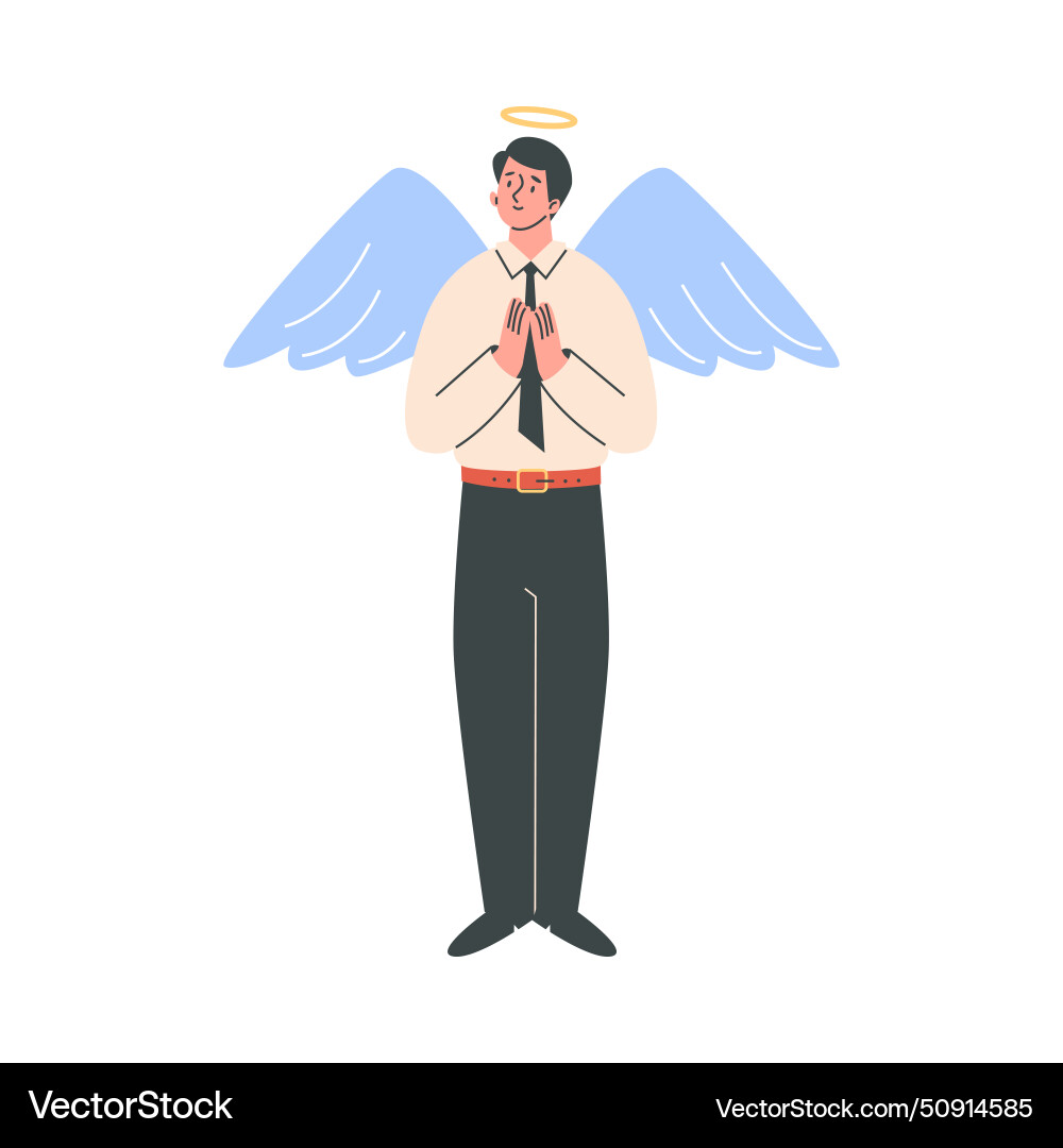 A good character business Royalty Free Vector Image