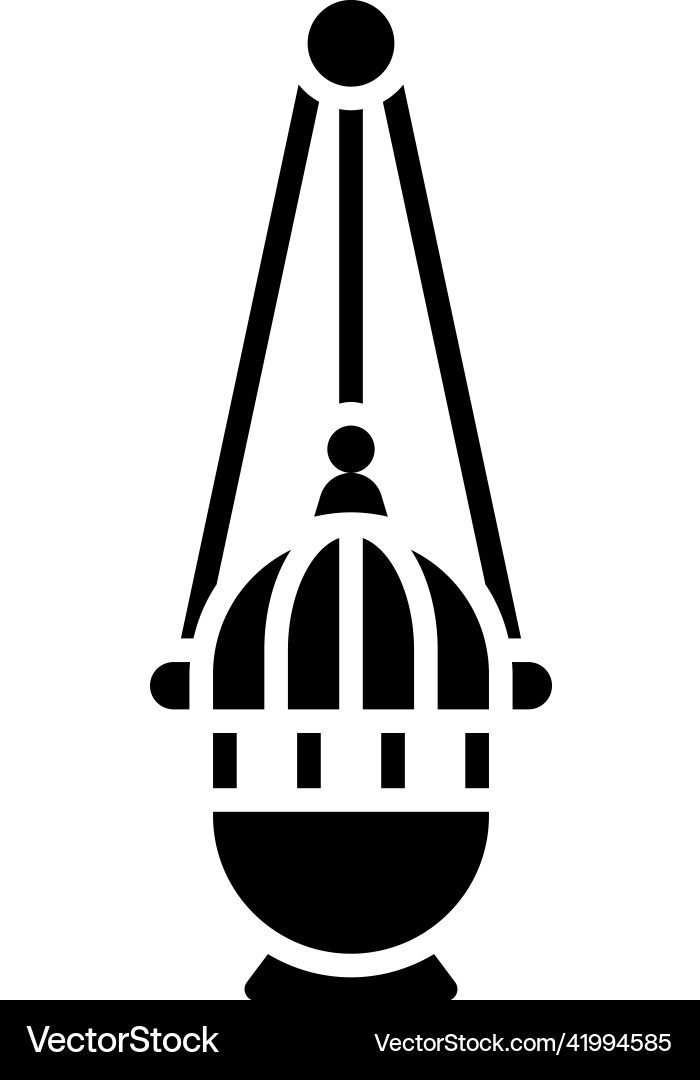 Censer icon holy week related Royalty Free Vector Image