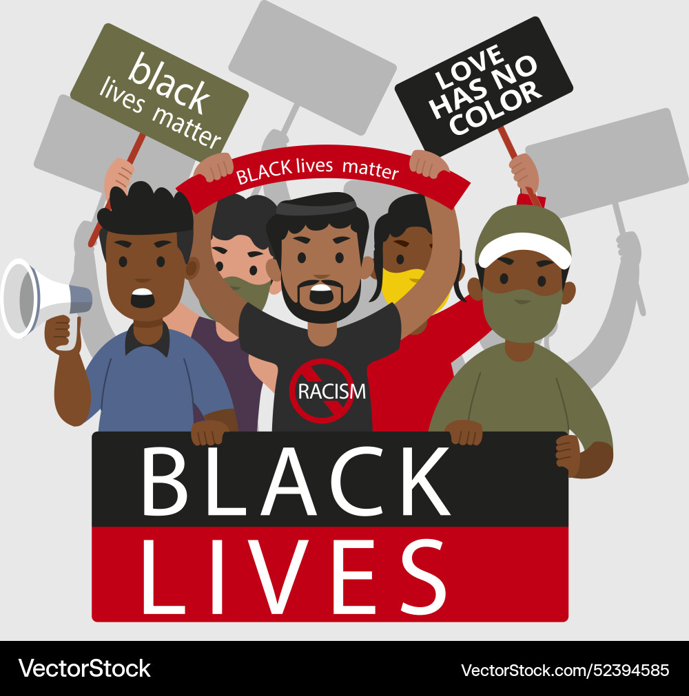 Hands with placards Royalty Free Vector Image - VectorStock