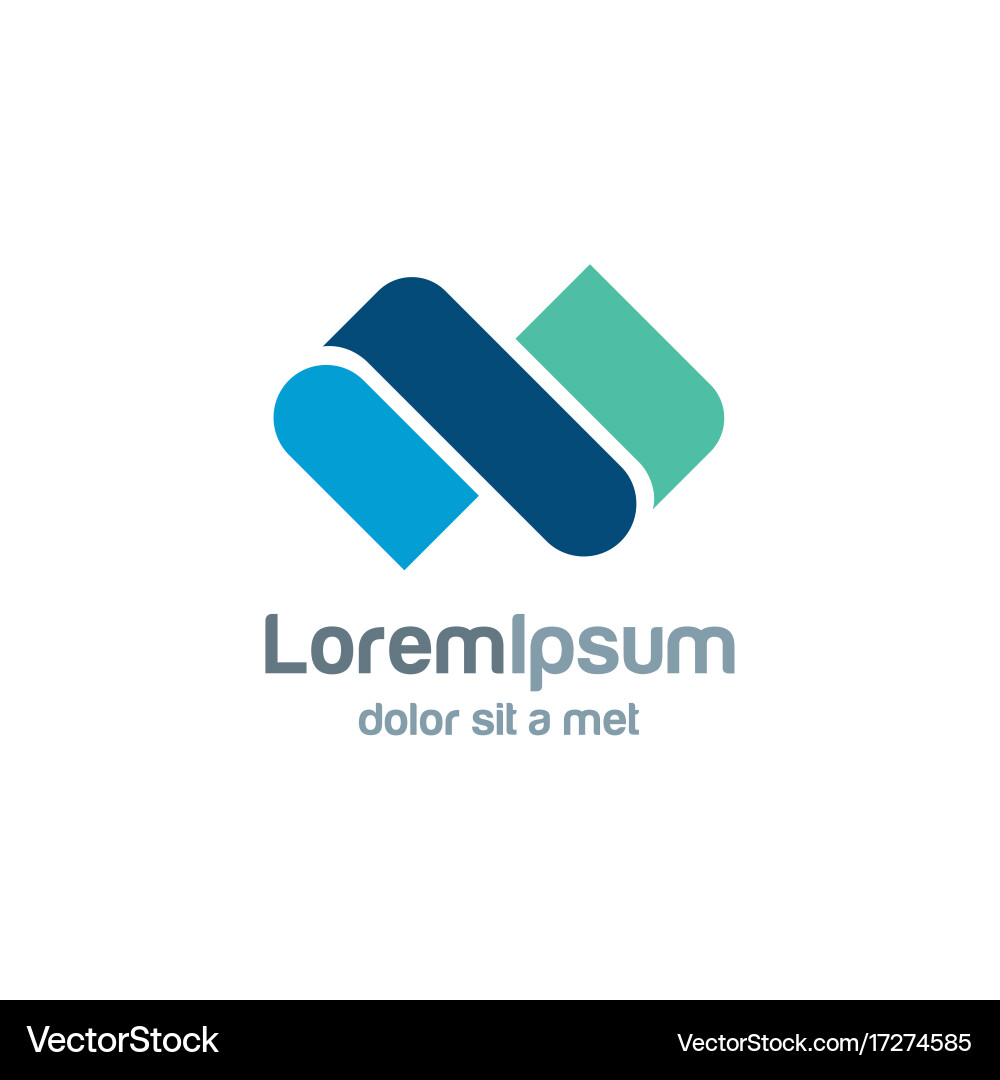 Infinity Shape Logo Royalty Free Vector Image - VectorStock