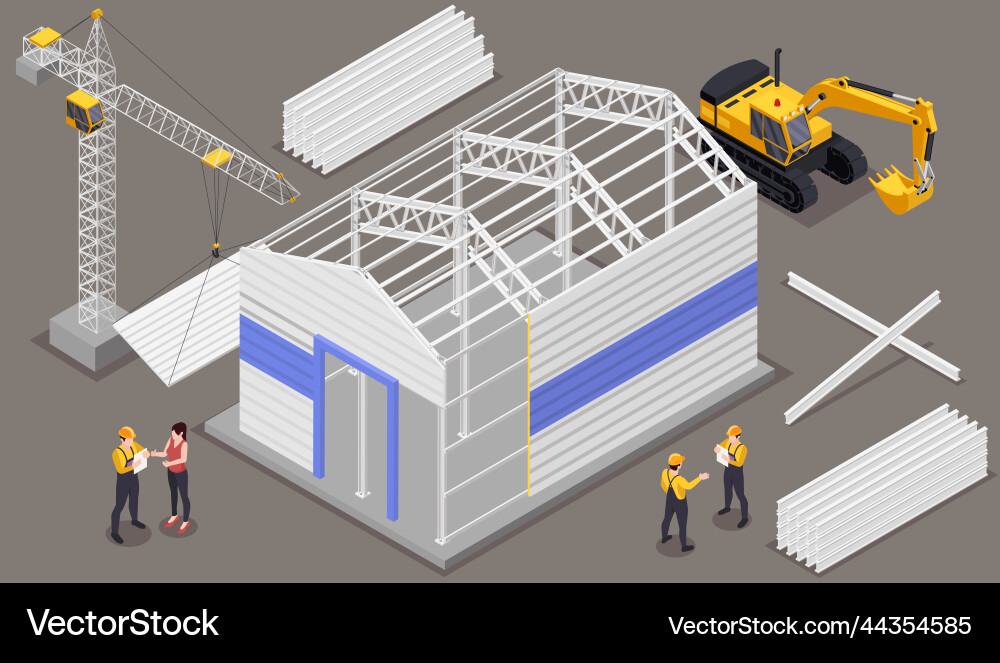 Metal constructions background Royalty Free Vector Image