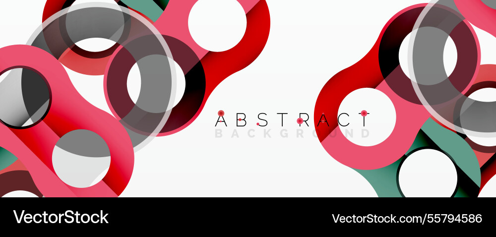 Abstract circle element composition Royalty Free Vector