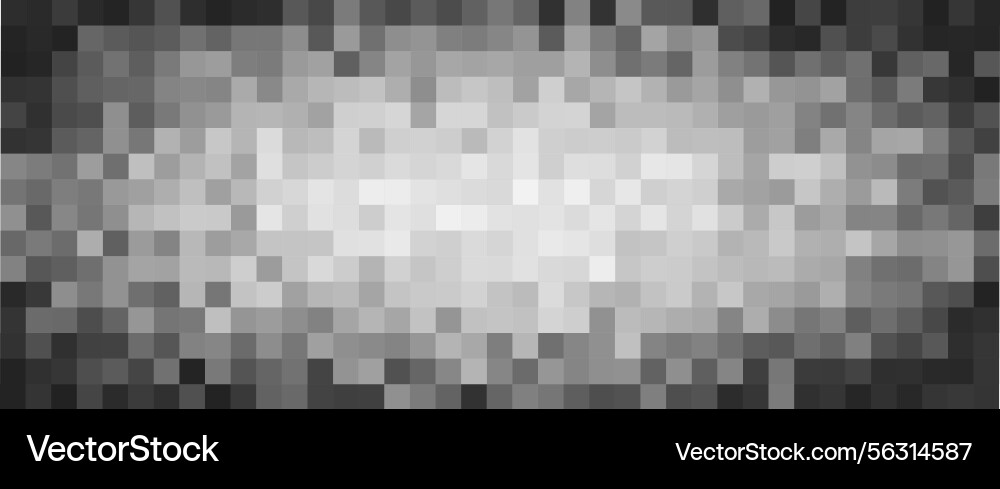 Censor blur horizontal pixelated mosaic bar Vector Image