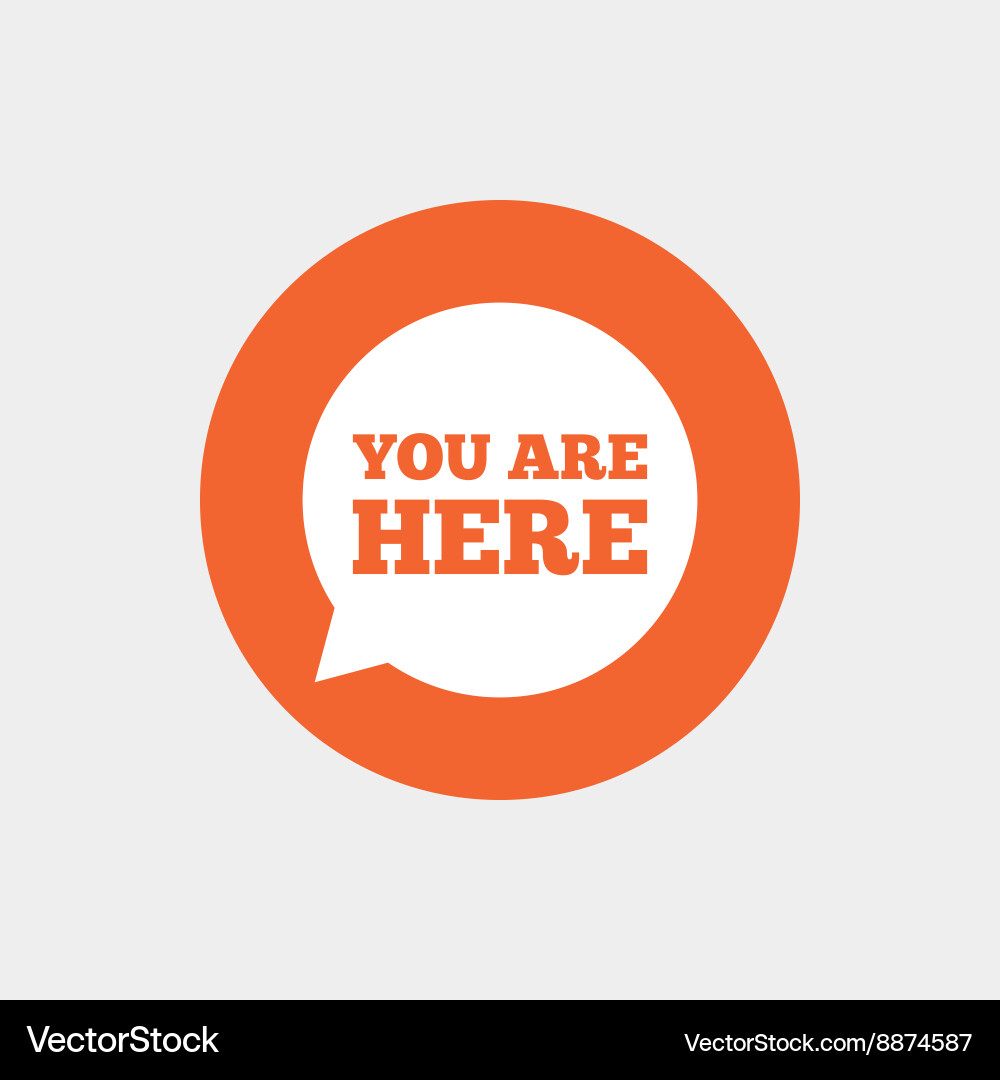 Location Pointer Bubble Icon Royalty Free Vector Image