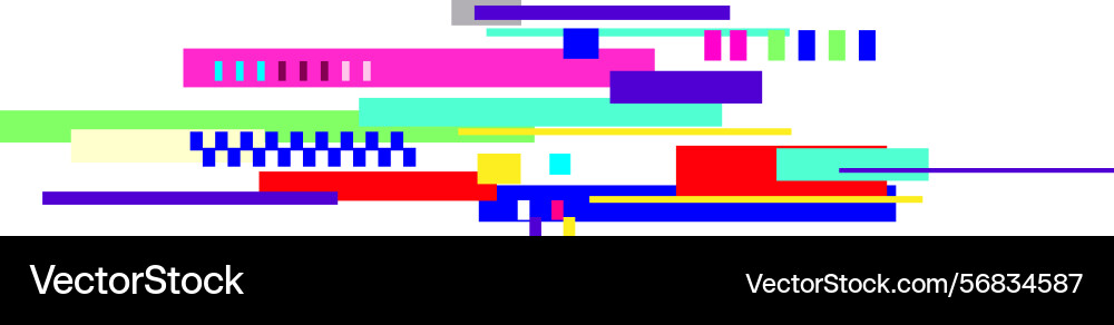 Malfunction glitch error cartoon Royalty Free Vector Image