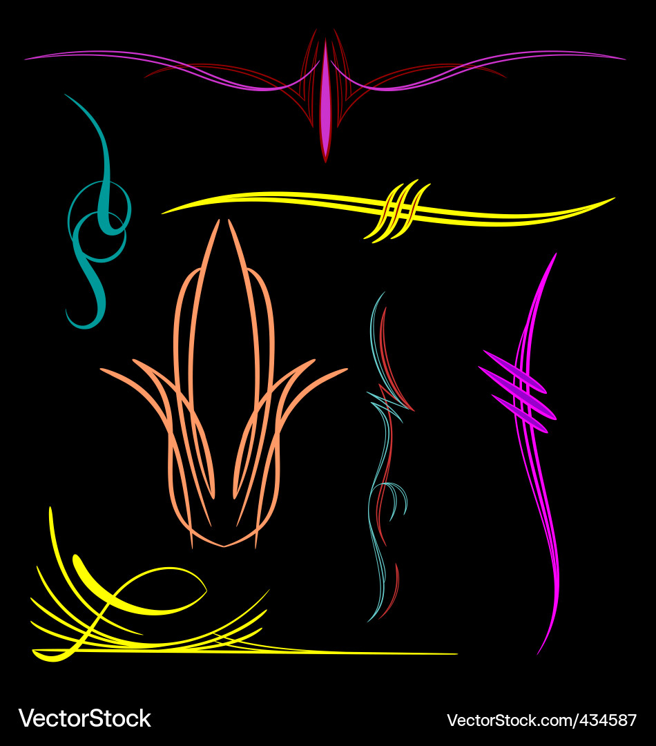 Pin striping Royalty Free Vector Image - VectorStock