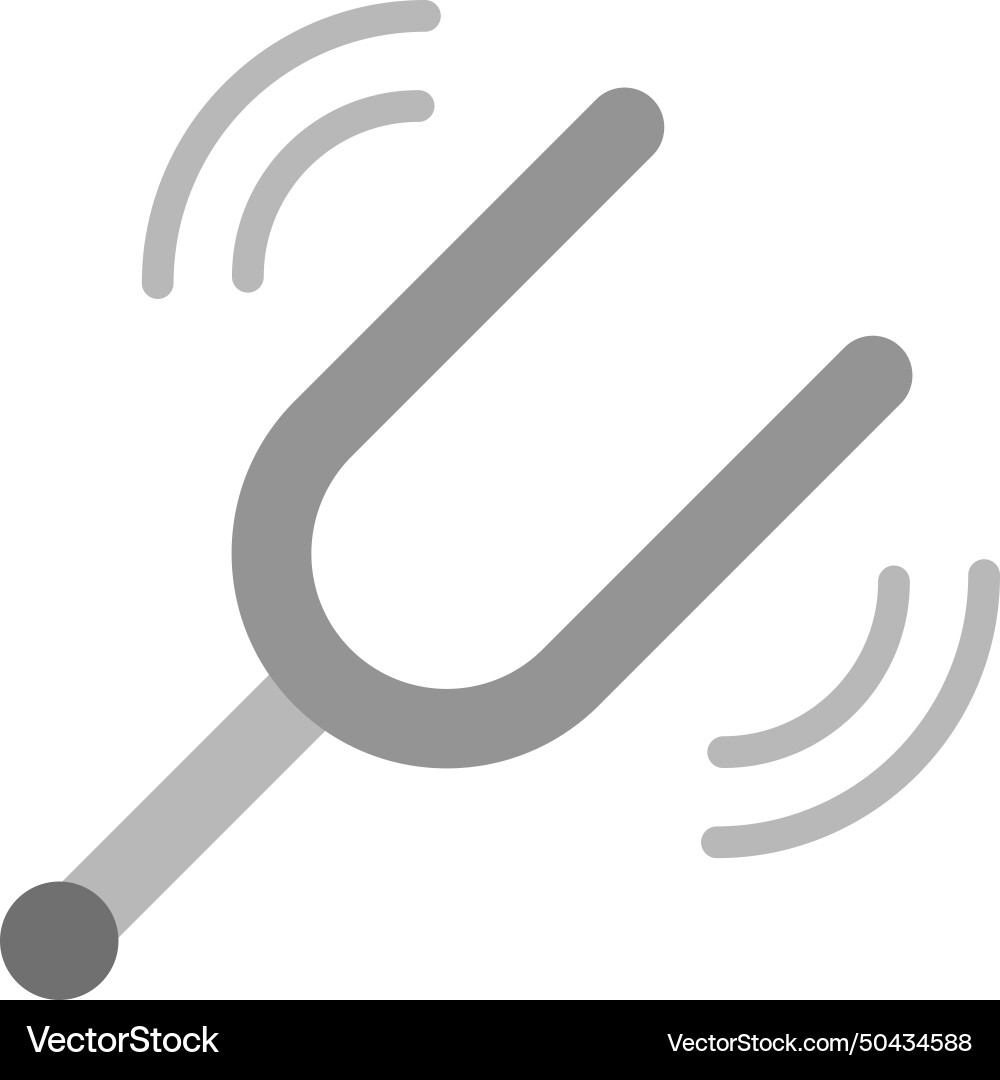 Musical fork icon image Royalty Free Vector Image