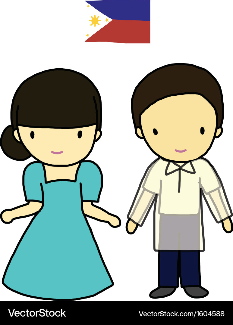 Filipino People Cartoon