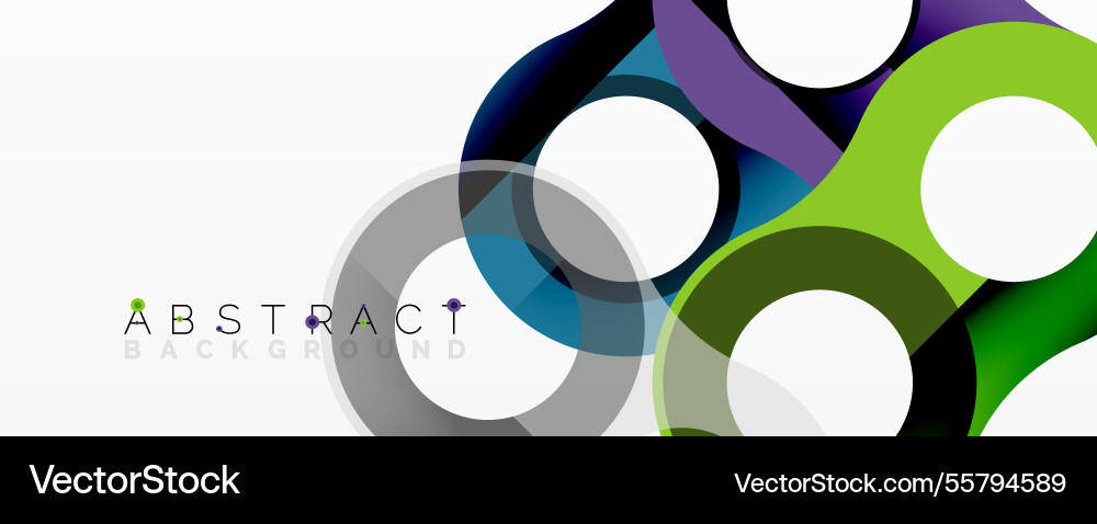 Abstract geometric pattern with interlocking Vector Image