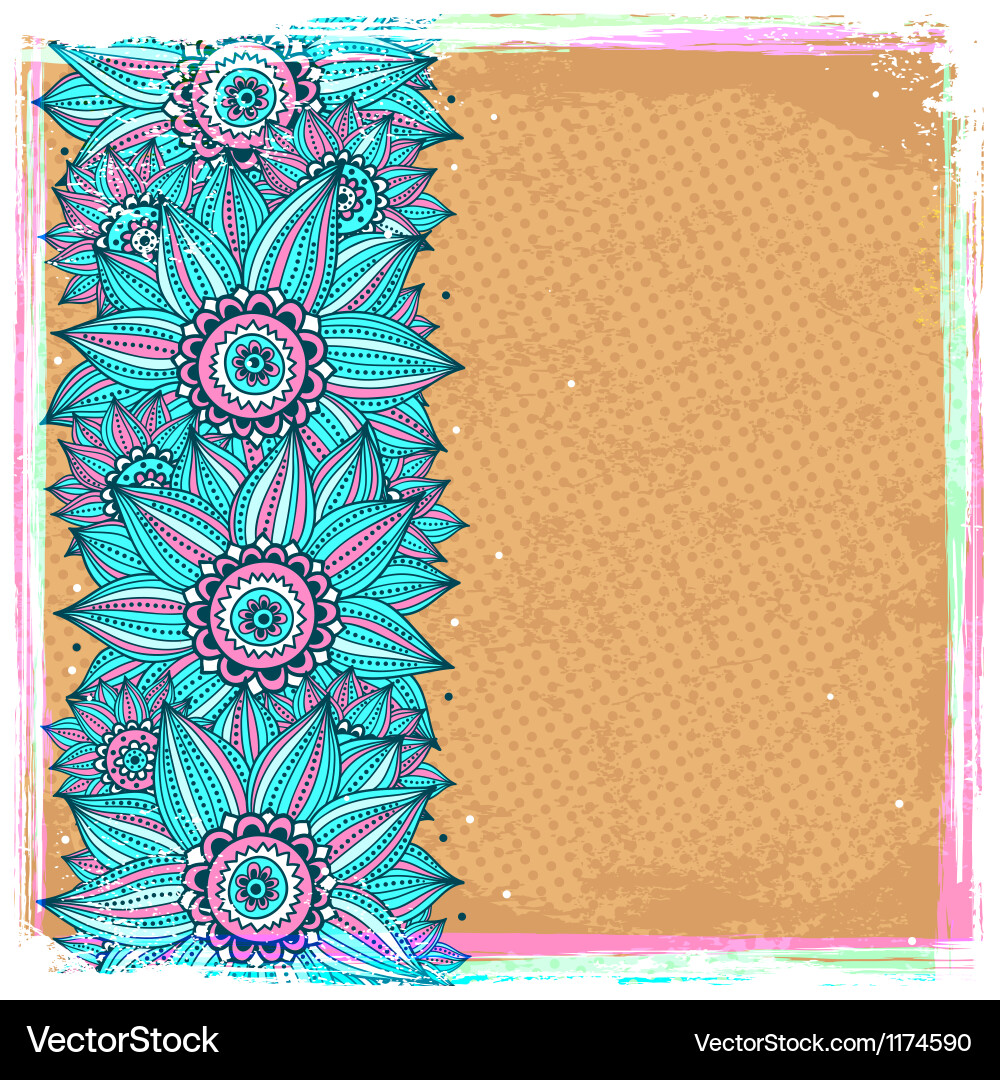 Beautiful floral background Royalty Free Vector Image