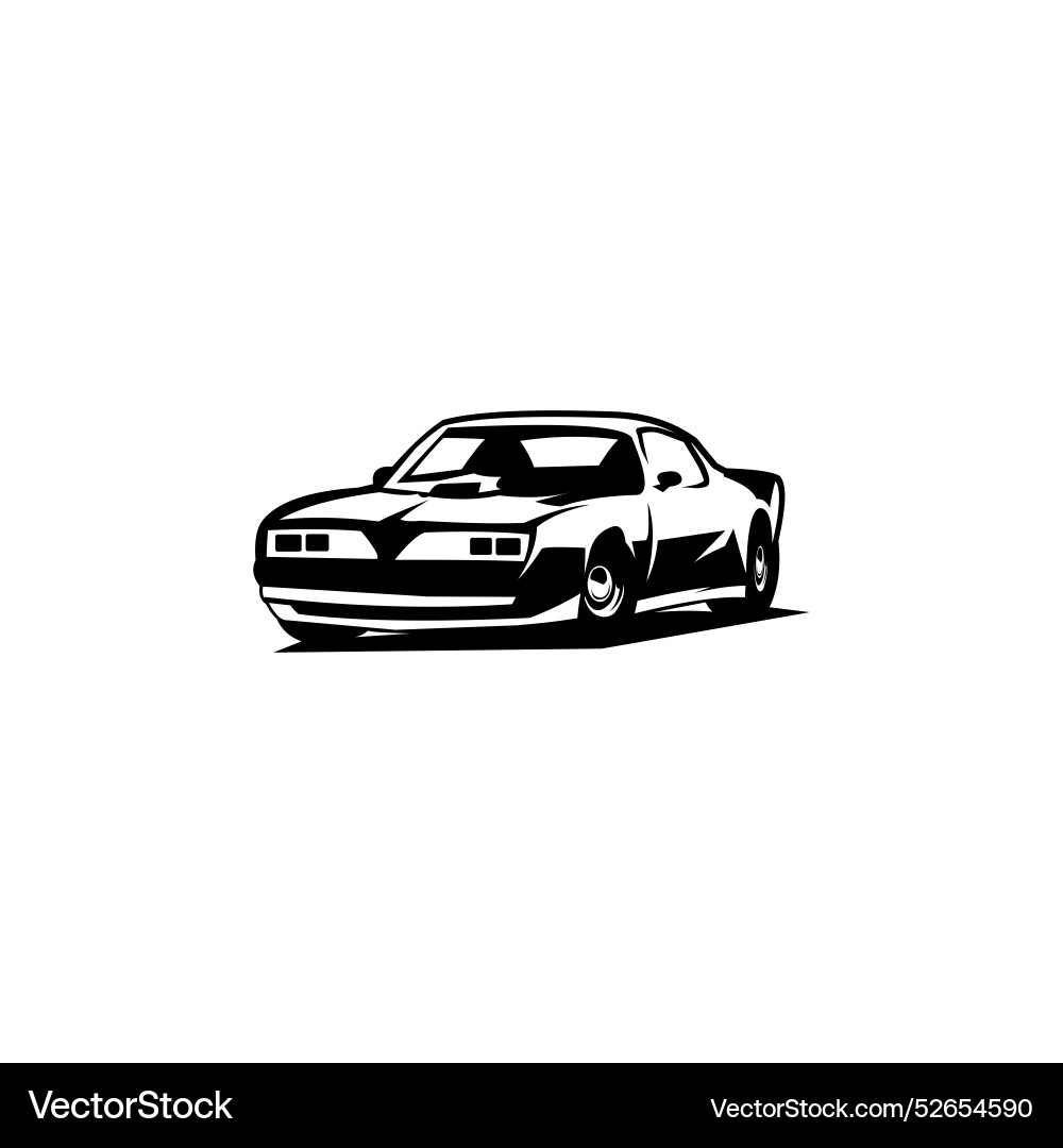 Isolated american 1977 Royalty Free Vector Image