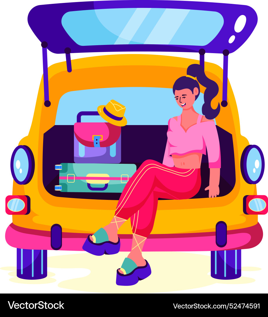 Car loading Royalty Free Vector Image - VectorStock