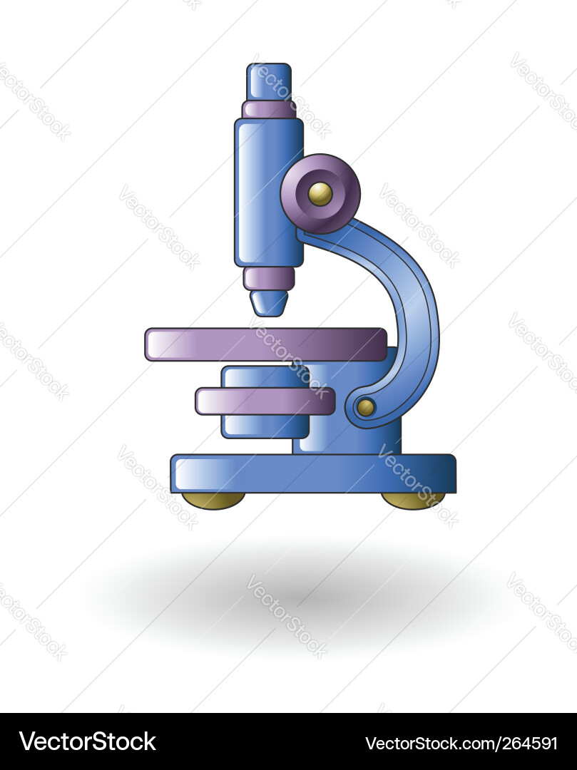 Microscope Royalty Free Vector Image - VectorStock