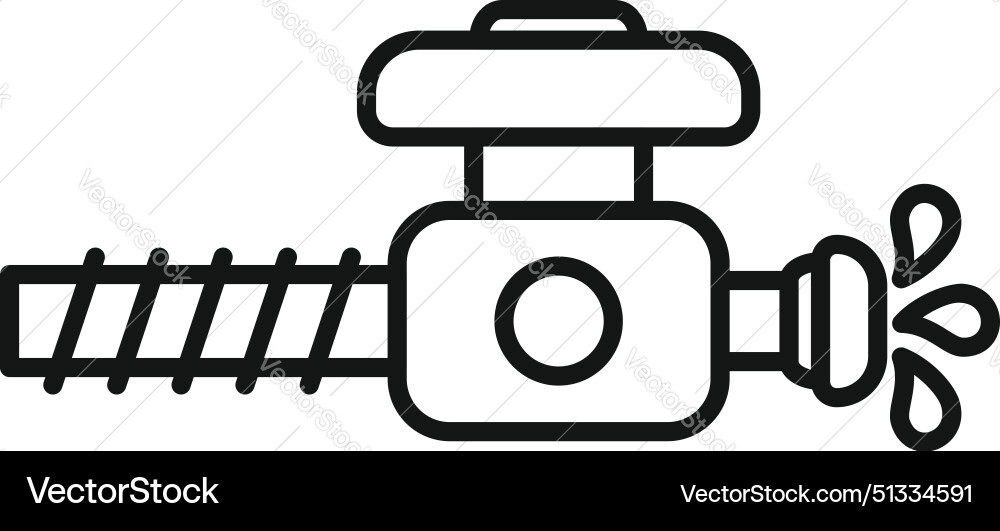 Water sprinkler icon Royalty Free Vector Image