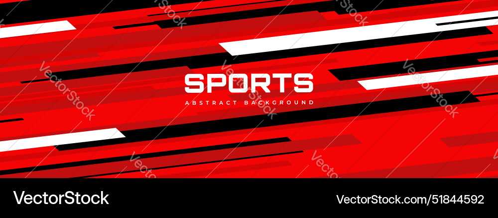 Red modern sports background design with diagonal Vector Image