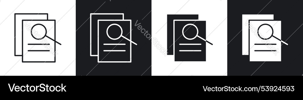 Overview icon Royalty Free Vector Image - VectorStock