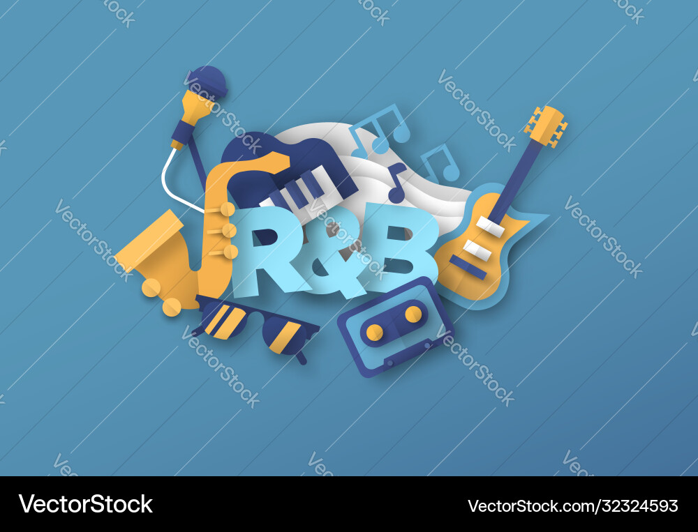 Rnb Music Musical Vector Images (94)