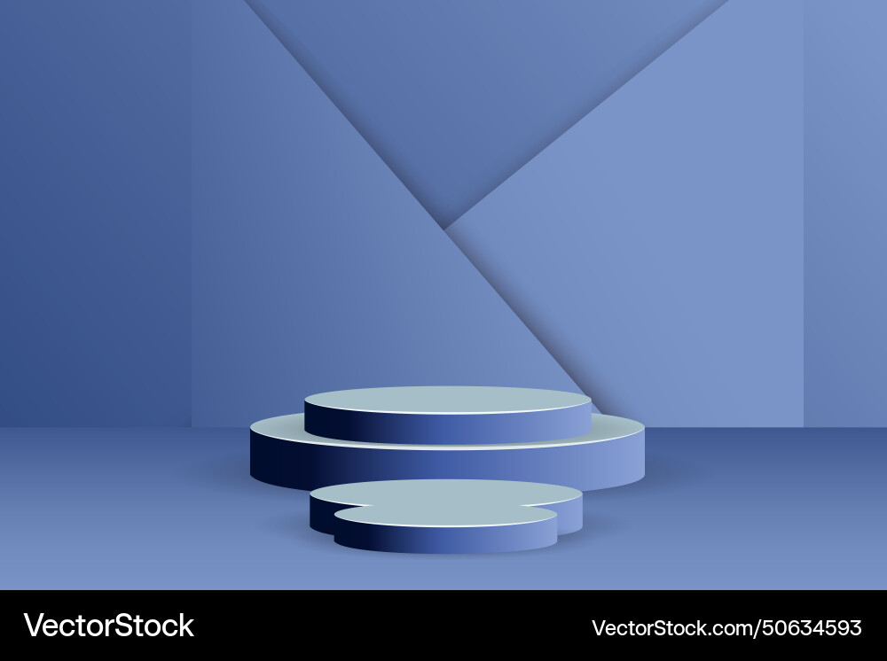 Simple podium background Royalty Free Vector Image